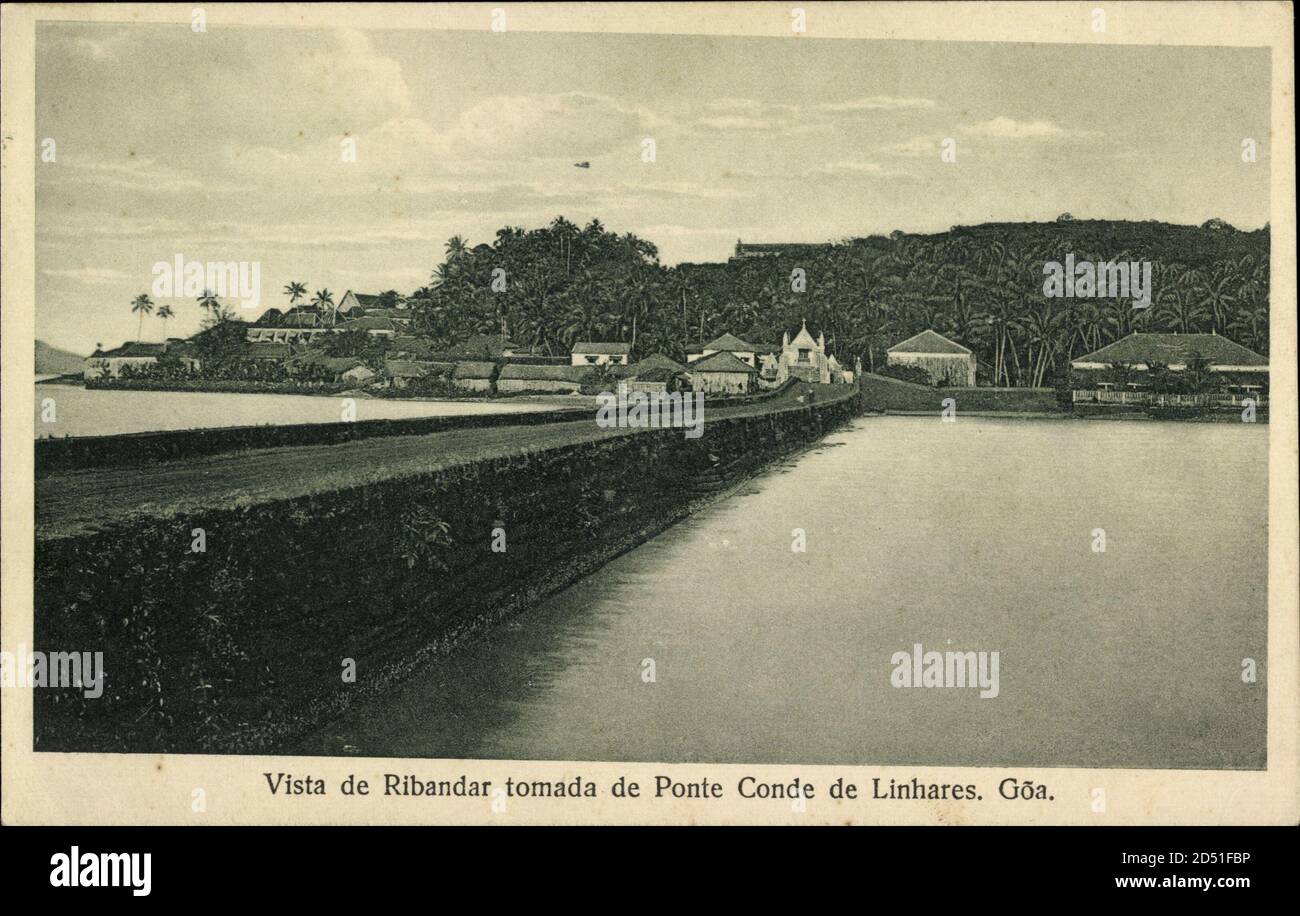 Goa Indien, Ribandar tomada de Ponte Conde Linhares | usage worldwide ...