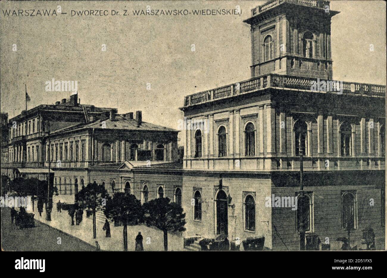 Warszawa Waschau Polen, Dworzec Dr. Z. Warszawsko Wiedenskie | usage ...