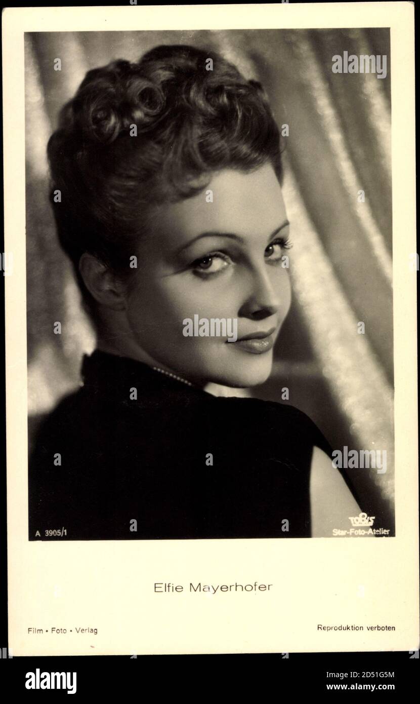 Schauspielerin Elfie Mayerhofer, A 3905 1, Tobis Film | usage worldwide ...