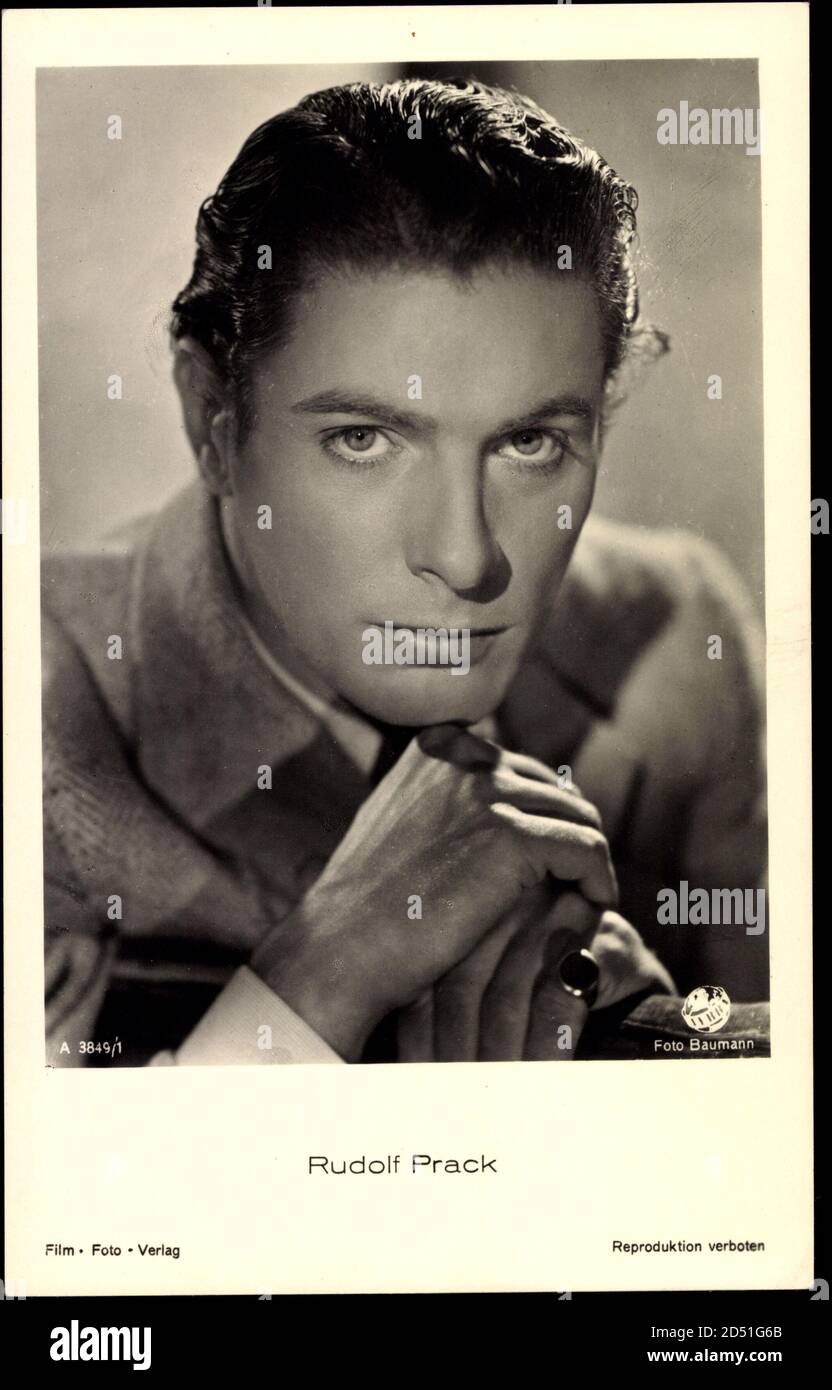 Schauspieler Rudolf Prack, Terra Film A 3849 1 | usage worldwide Stock ...