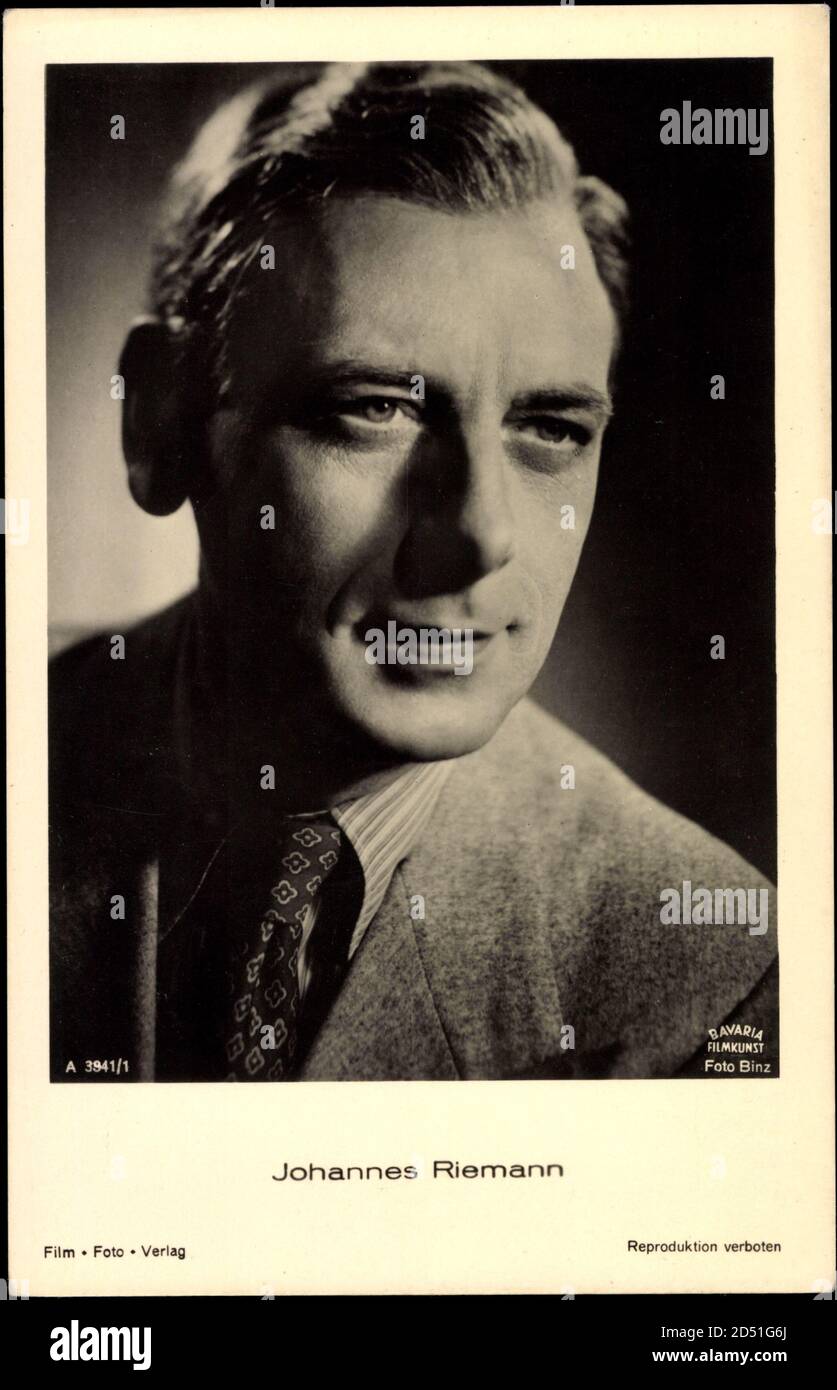 Schauspieler Johannes Riemann, A 3941 1, Bavaria Film | usage worldwide ...