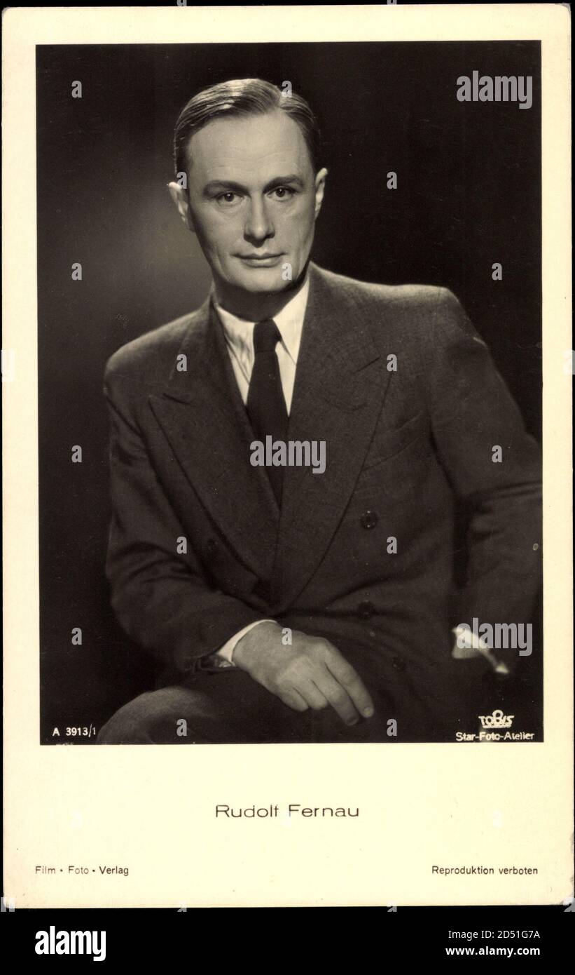 Schauspieler Rudolf Fernau, A 3913 1, Tobis Film | usage worldwide ...