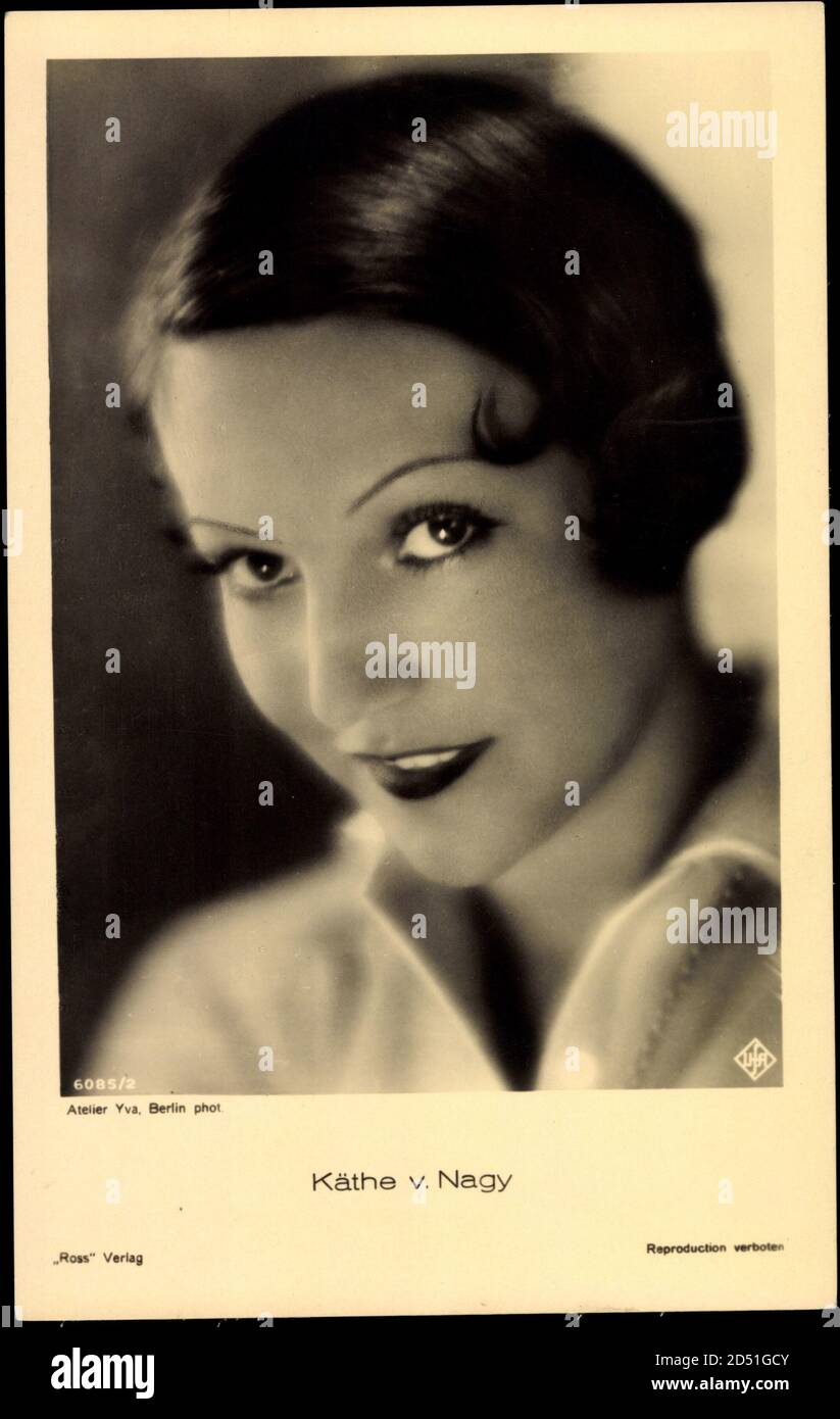 Schauspielerin Käthe von Nagy, Ross Verlag A 6085 2, UFA Film | usage ...