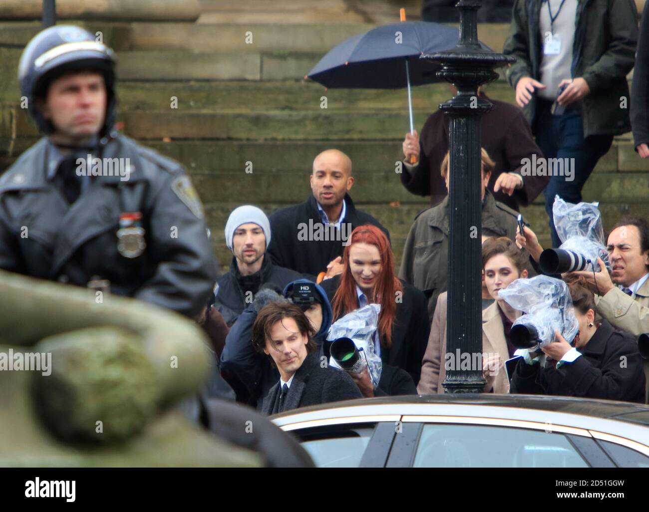 The Batman filming resumes in Liverpool Stock Photo - Alamy