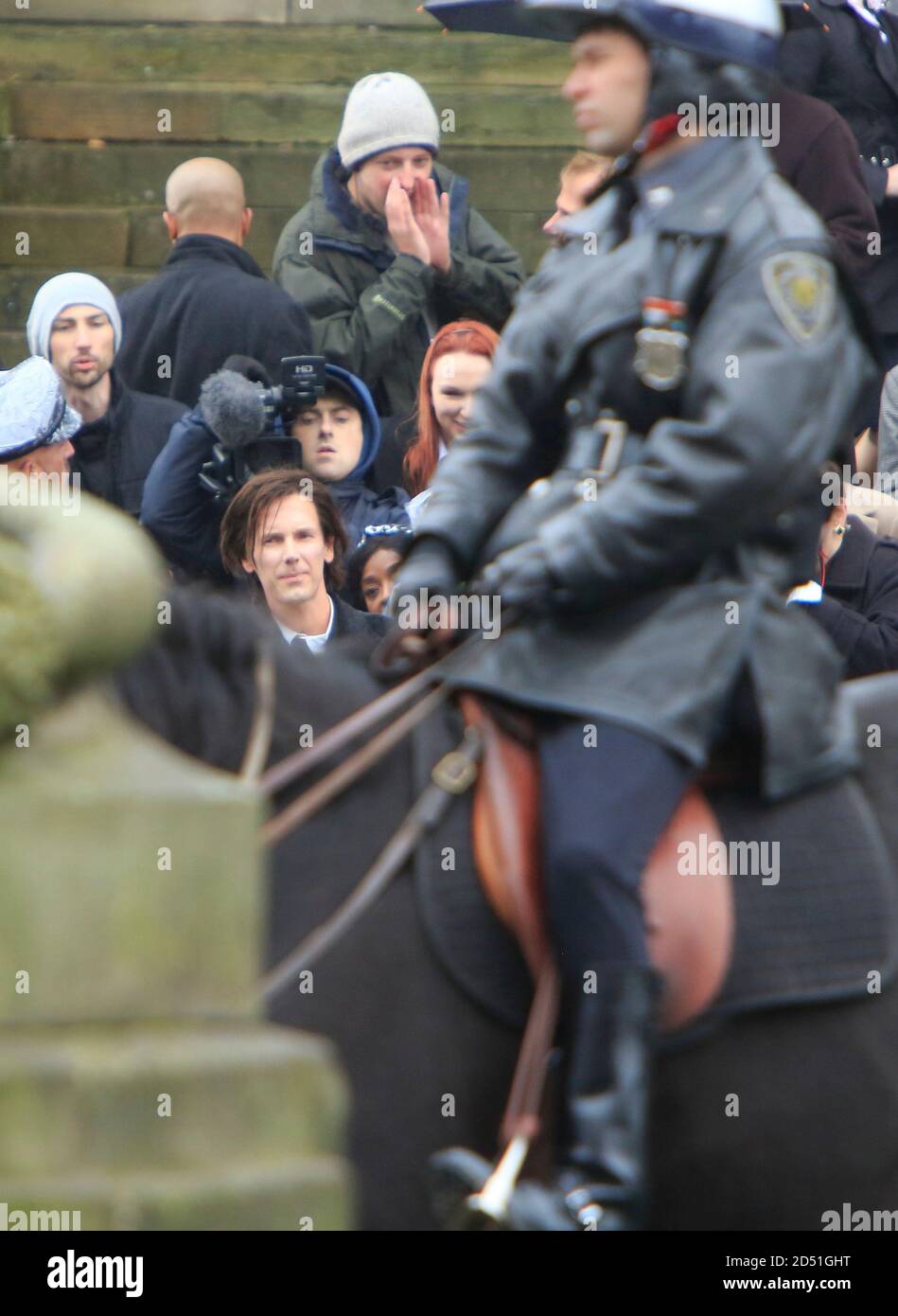 The Batman filming resumes in Liverpool Stock Photo - Alamy