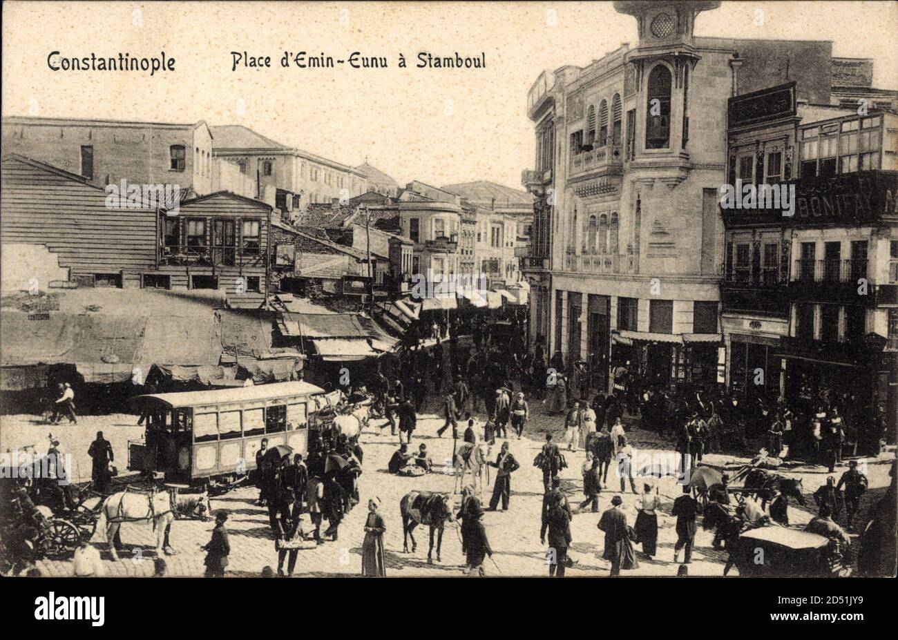 Konstantinopel Istanbul Türkei, Place d'Emin, Eunu a Stamboul | usage ...