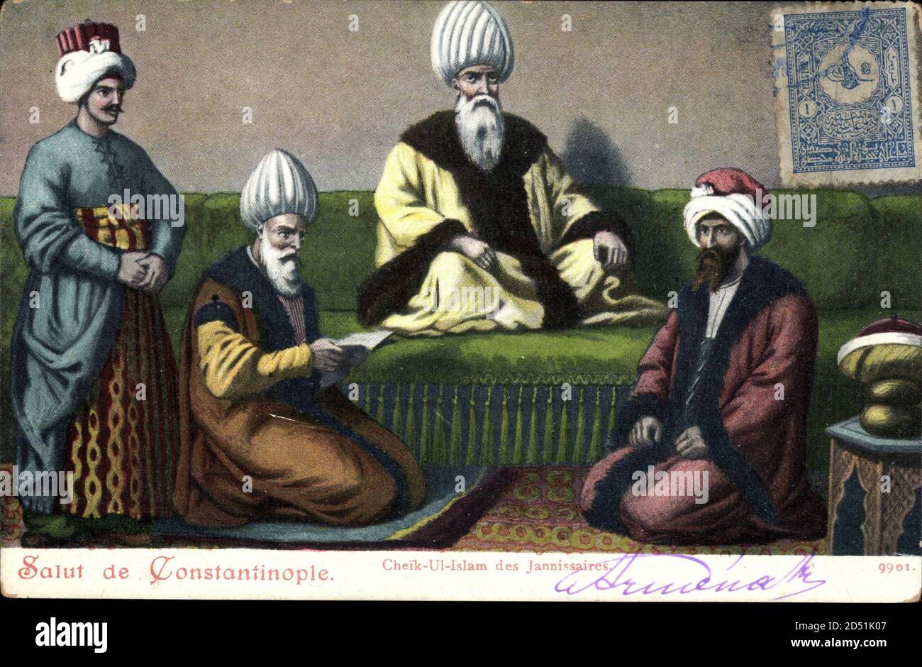 Konstantinopel Istanbul Türkei, Cheik Ul Islam des Janissaires ...