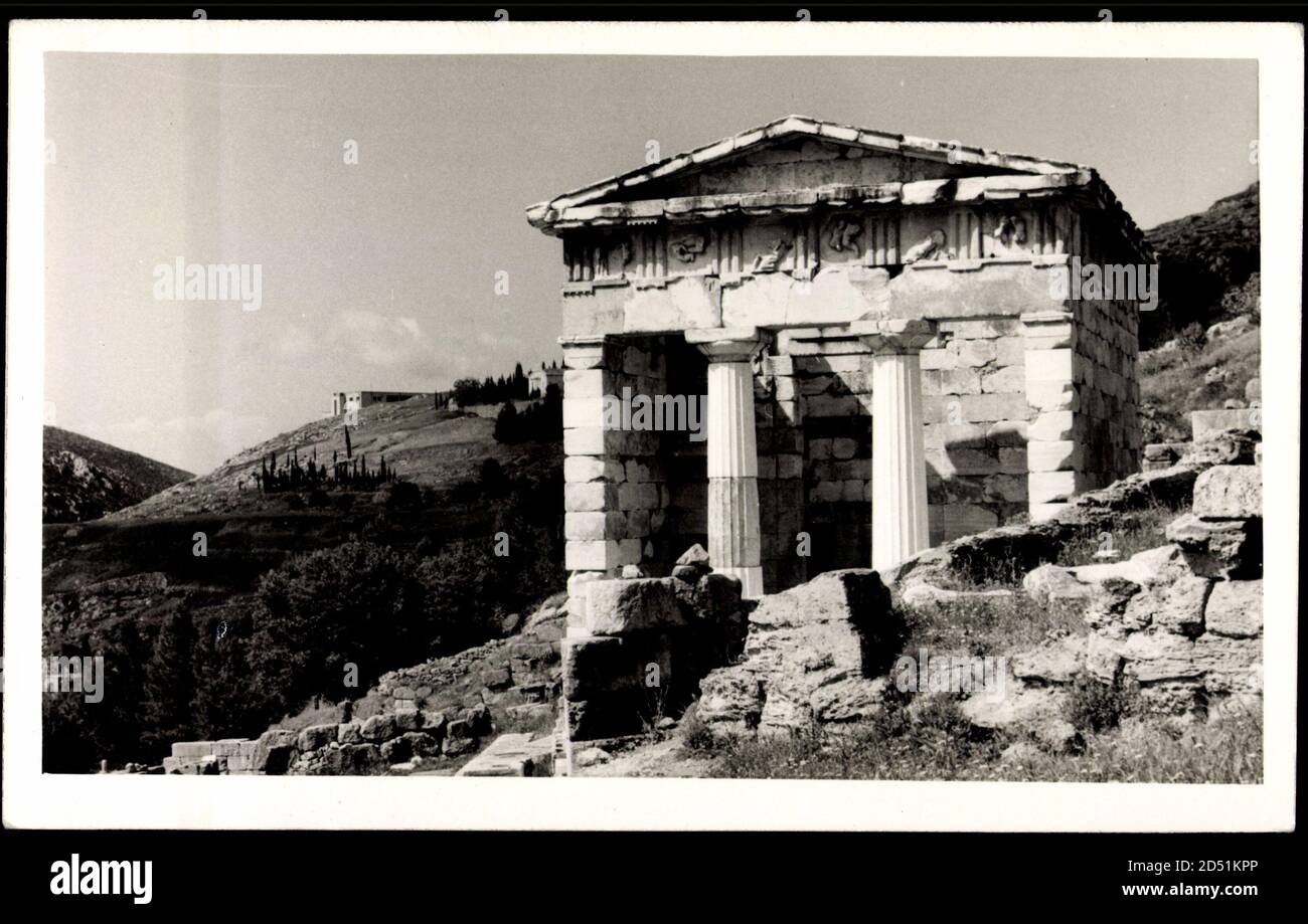 Athen Griechenland, Tresor des Atheniens | usage worldwide Stock Photo ...