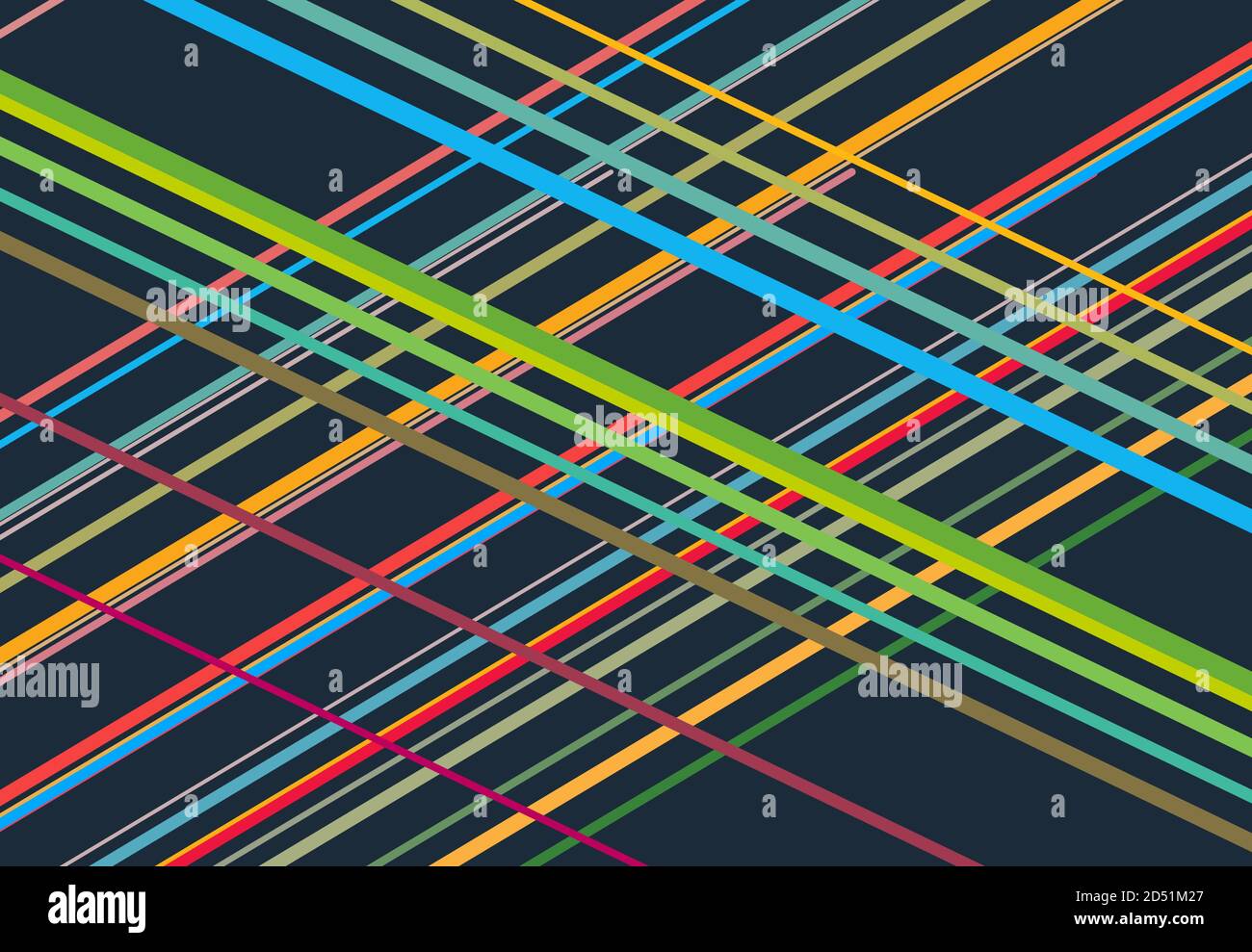 Colorful diagonal, skew, slanted grid, mesh, lattice or grating ...