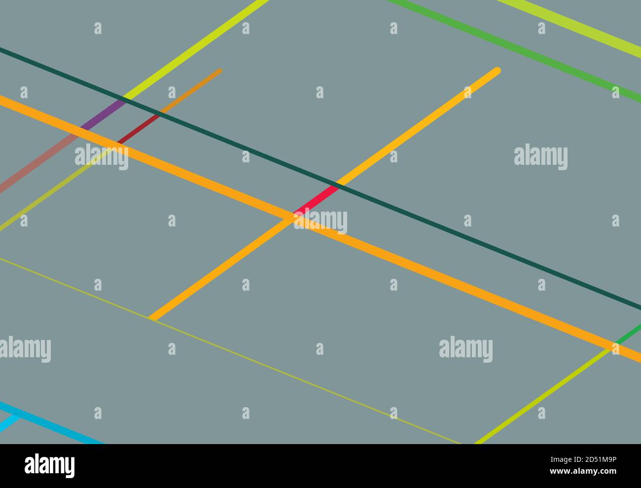 Mosaic-style, tessellation diagonal, skew, and oblique, traverse grid ...