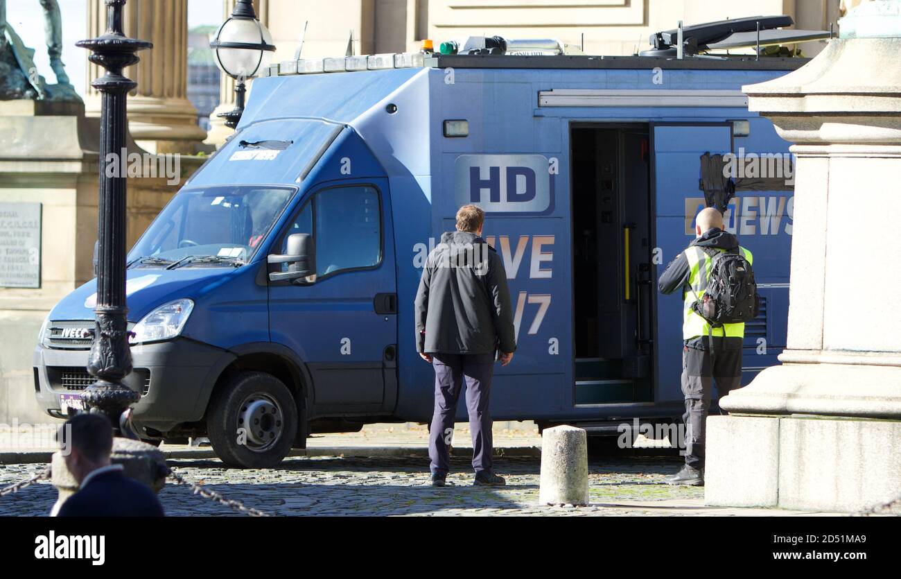 The Batman filming resumes in Liverpool Stock Photo - Alamy