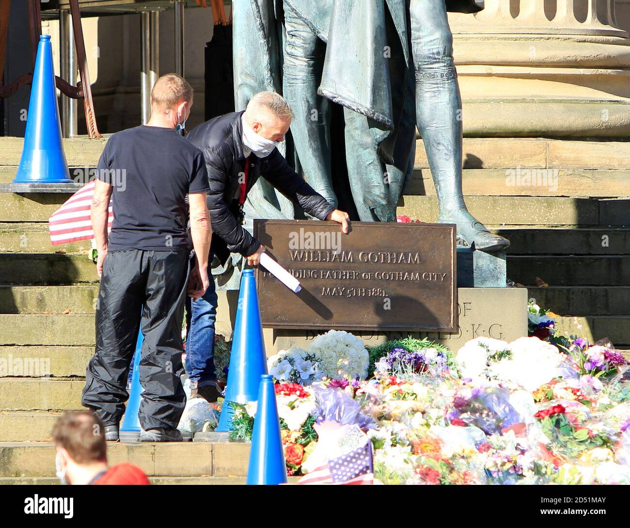 The Batman filming resumes in Liverpool Stock Photo - Alamy