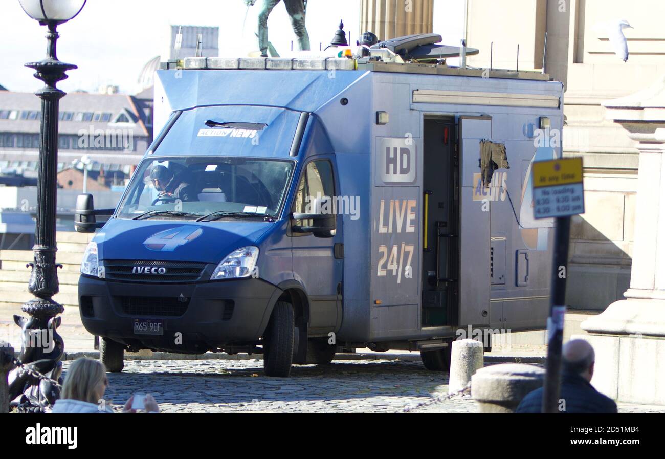 The Batman filming resumes in Liverpool Stock Photo - Alamy