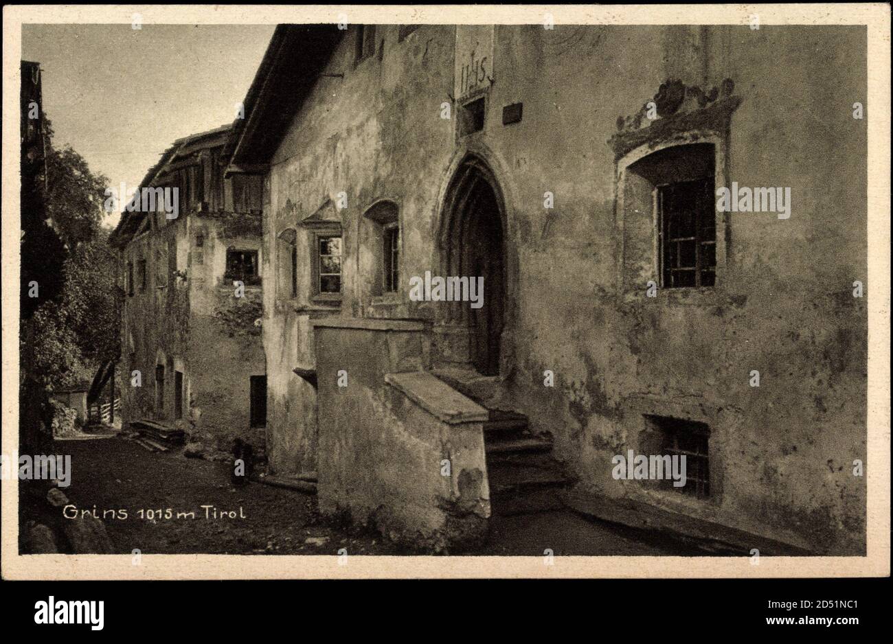 Grins in Tirol, Eingang im Stanzer Tal, ehem.Grindes | usage worldwide ...
