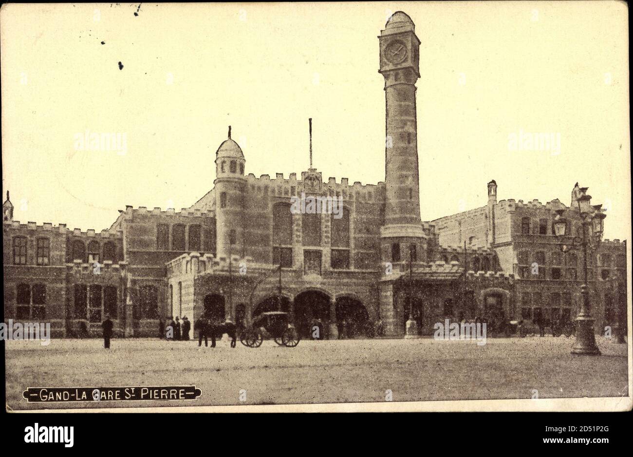 Gent Ostflandern, La Gare St. Pierre, Bahnhof, Platz | usage worldwide ...