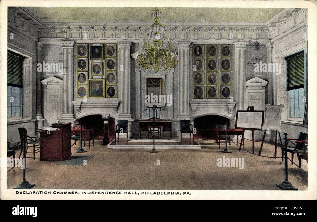 Philadelphia Pennsylvania, Independence Hall,Chamber | usage worldwide ...