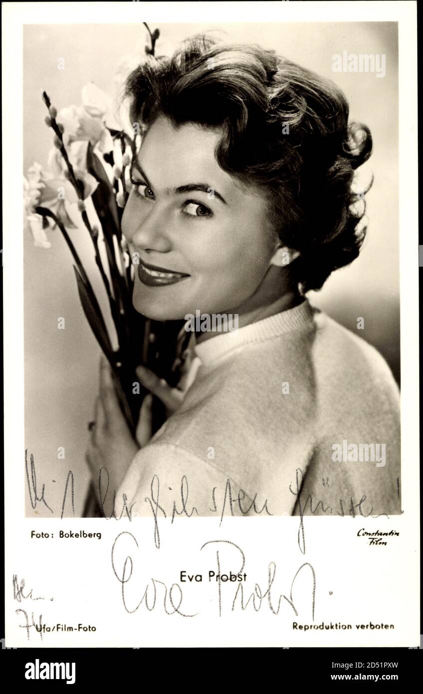 Schauspielerin Eva Probst, Bokelberg, Constantin | usage worldwide Stock Photo - Alamy