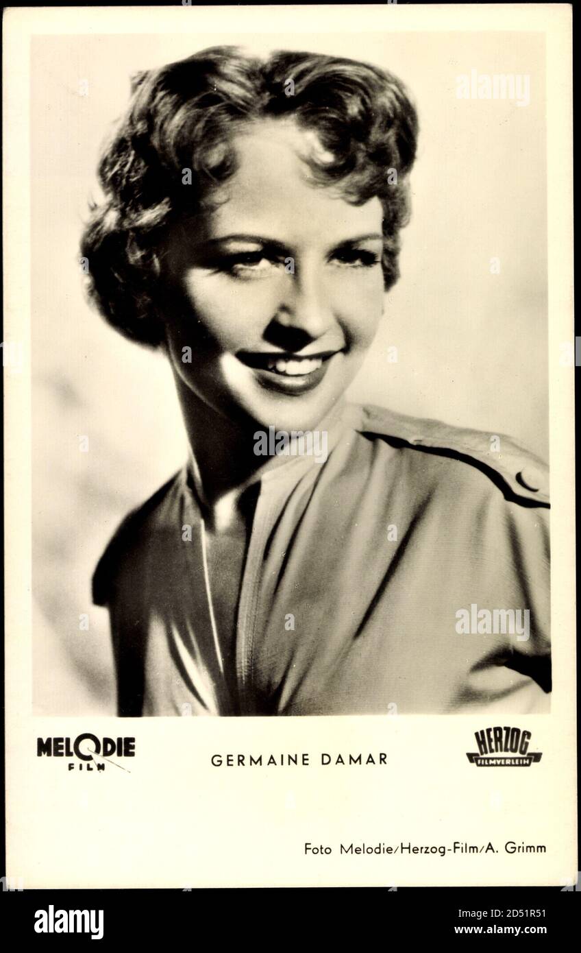 Schauspielerin Germaine Damar, Tanzende Sterne | usage worldwide Stock ...
