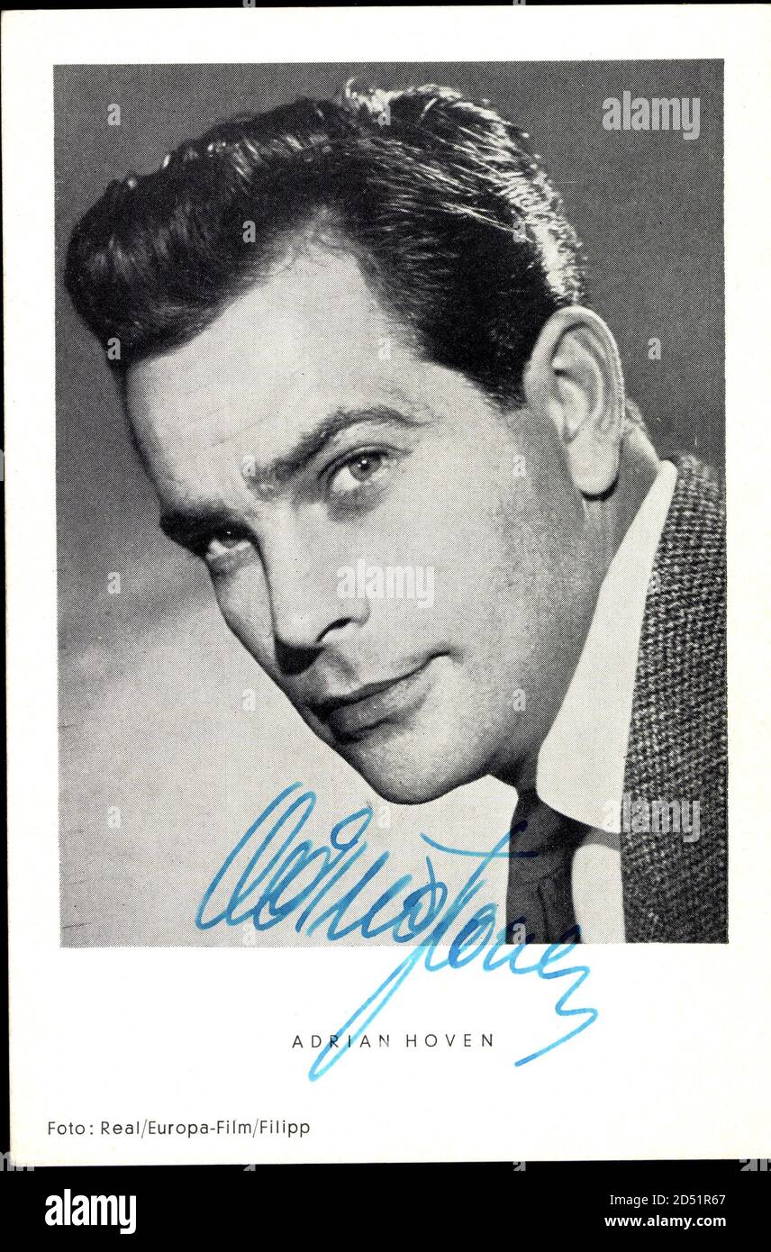 Schauspieler Adrian Hoven, Europa Film, Portrait | usage worldwide ...