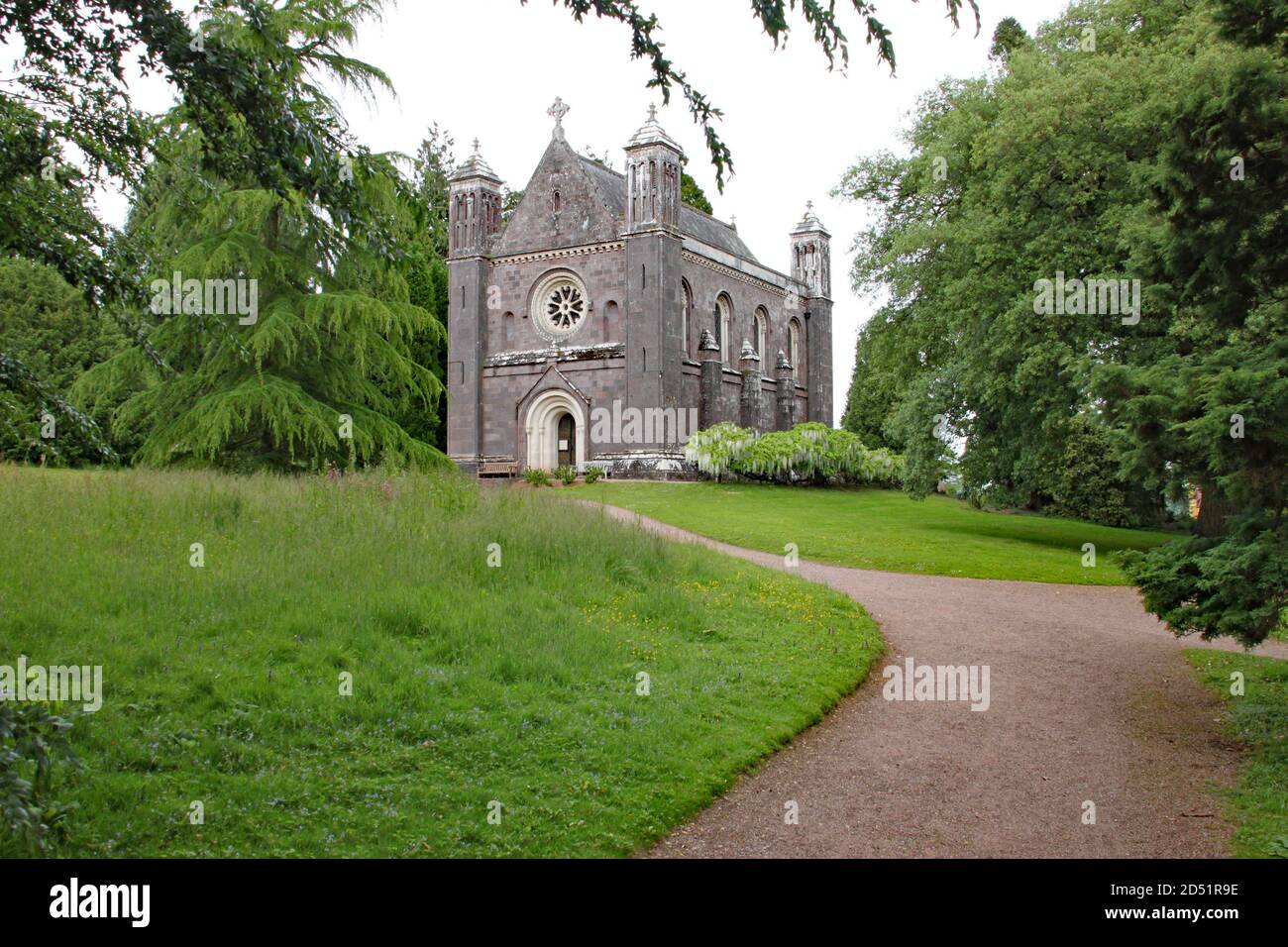 The old stone chapel in the village of Kilerton in Devon, England Stock ...