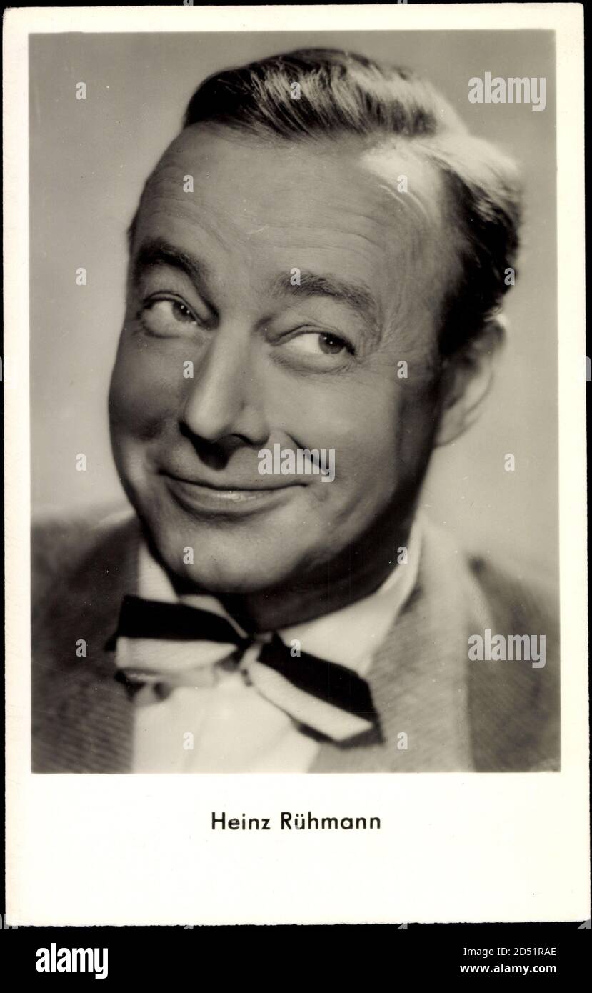 Schauspieler Heinz Rühmann,Angst vor großen Tieren | usage worldwide ...