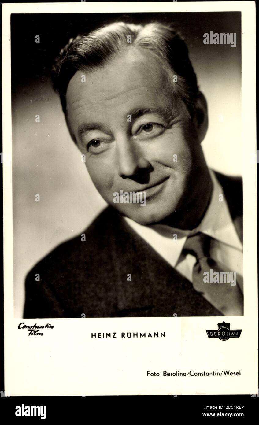 Schauspieler Heinz Rühmann, Berolina Film,Constantin | usage worldwide ...