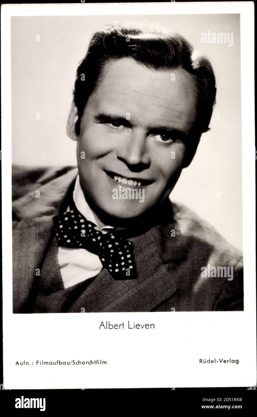 Schauspieler Albert Lieven, Geliebtes Leben | usage worldwide Stock ...