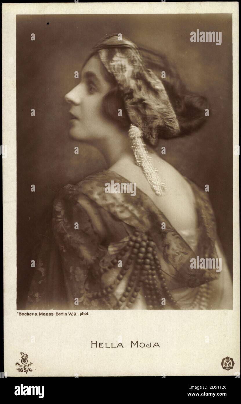 Schauspielerin Hella Moja, Schmuck, RPH 165 4 | usage worldwide Stock ...