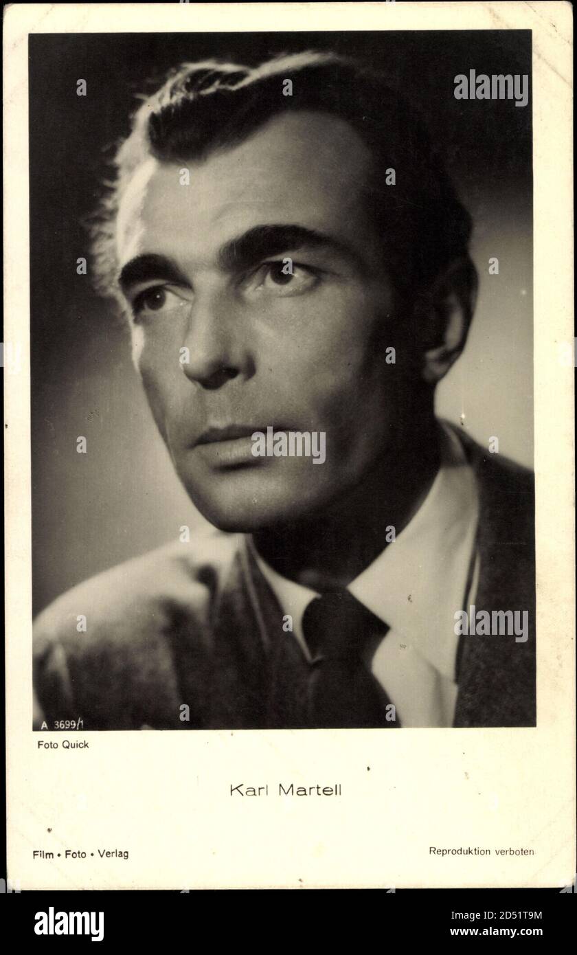 Schauspieler Karl Martell, Portrait, A 3699 1 | usage worldwide Stock ...