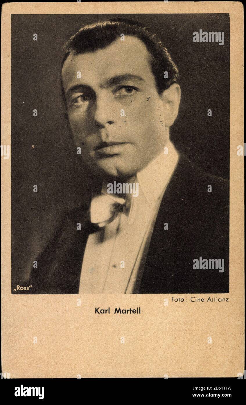 Schauspieler Karl Martell, Ross Verlag, Portrait | usage worldwide ...