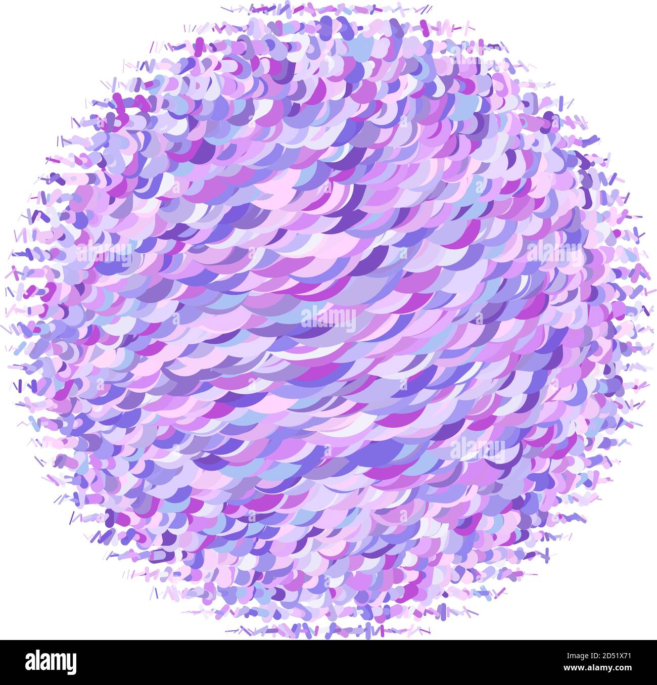 Geometric circle element, shape. Segmented circle vector illustration ...