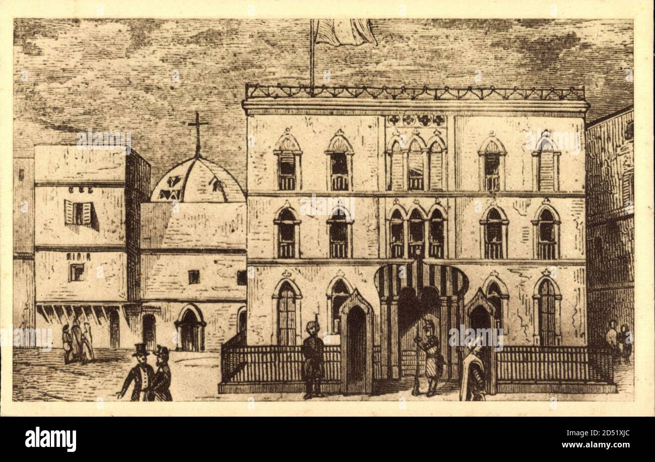 Ketchawa Algerien, Cathedrale, ancienne mosquee, Palais du Gouverneur ...