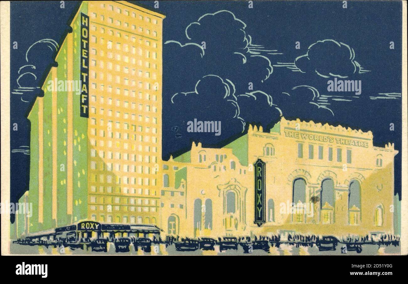 New York United States, Roxy Theatre in 7th Avenue at 50th Street ...