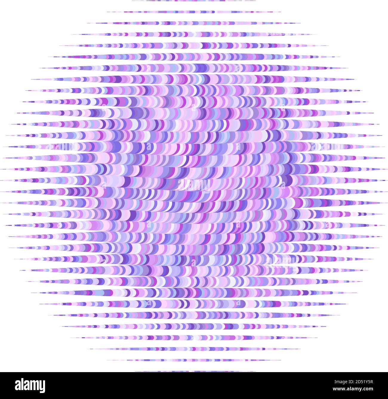 Abstract geometric circle element structure made of small line parts ...