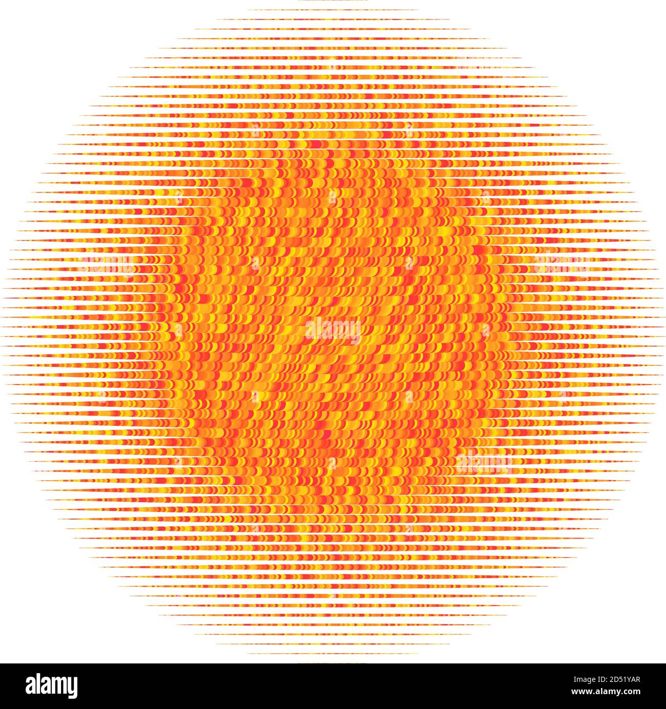Abstract geometric circle element structure made of small line parts ...