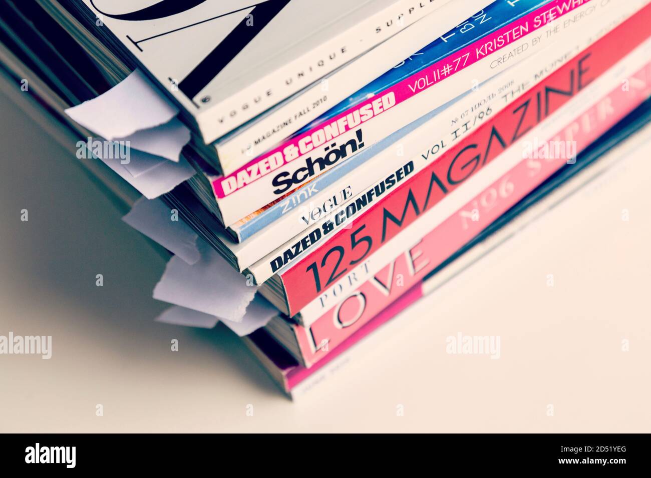 Fashion Magazine Stack