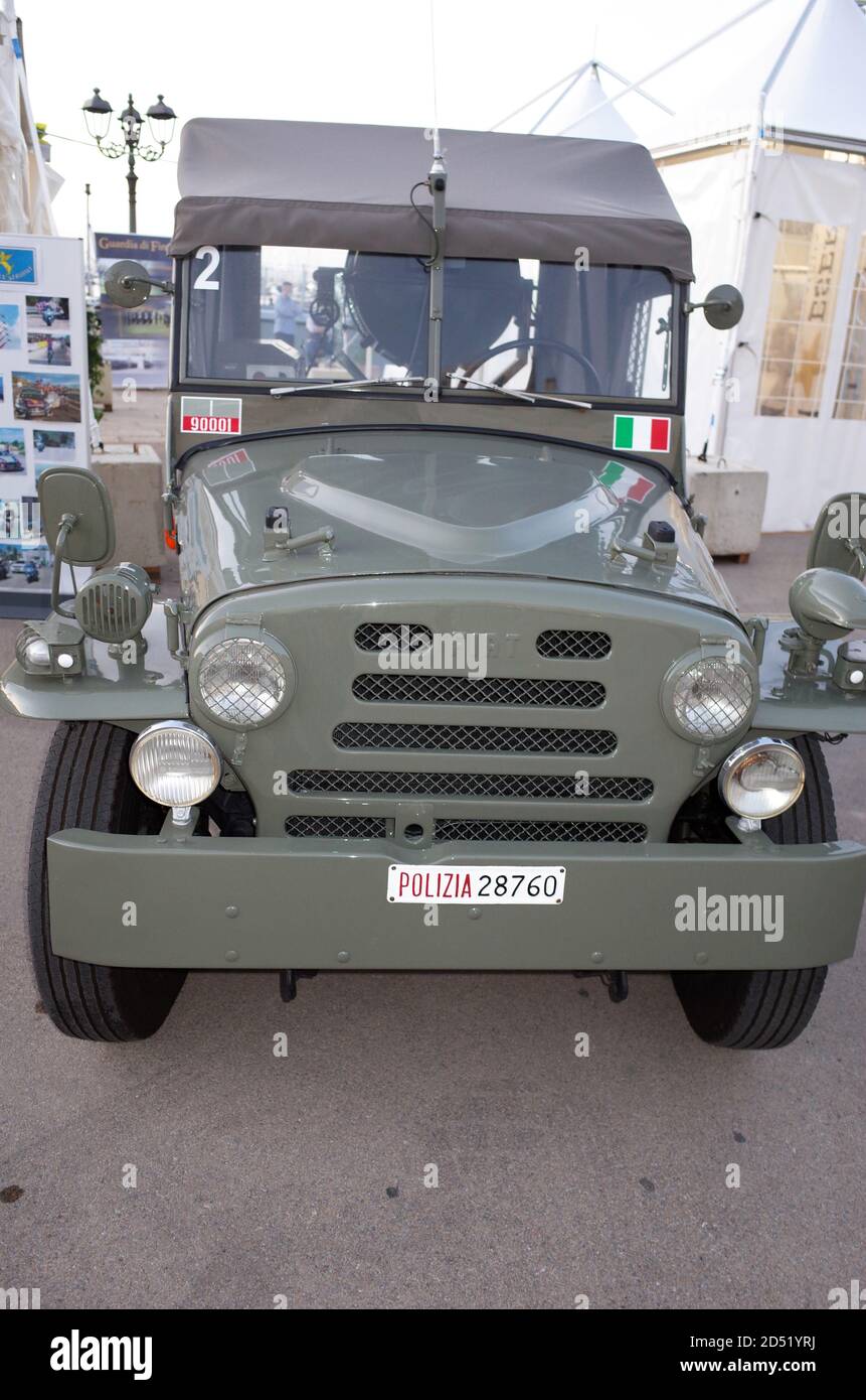 The FIAT Campagnola, 4x4 offroad car of Italian Police Stock Photo - Alamy