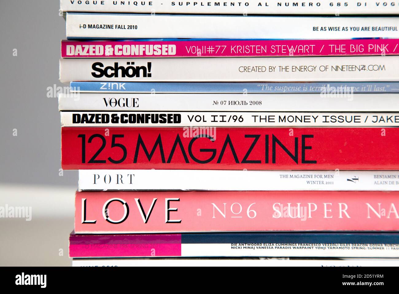 Fashion Magazine Stack