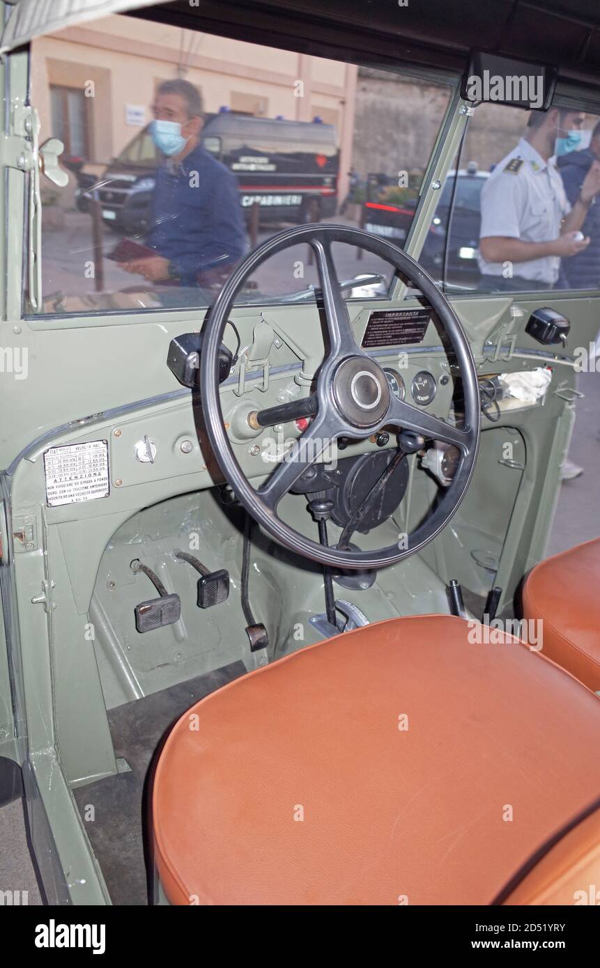 The FIAT Campagnola, 4x4 offroad car of Italian Police Stock Photo - Alamy