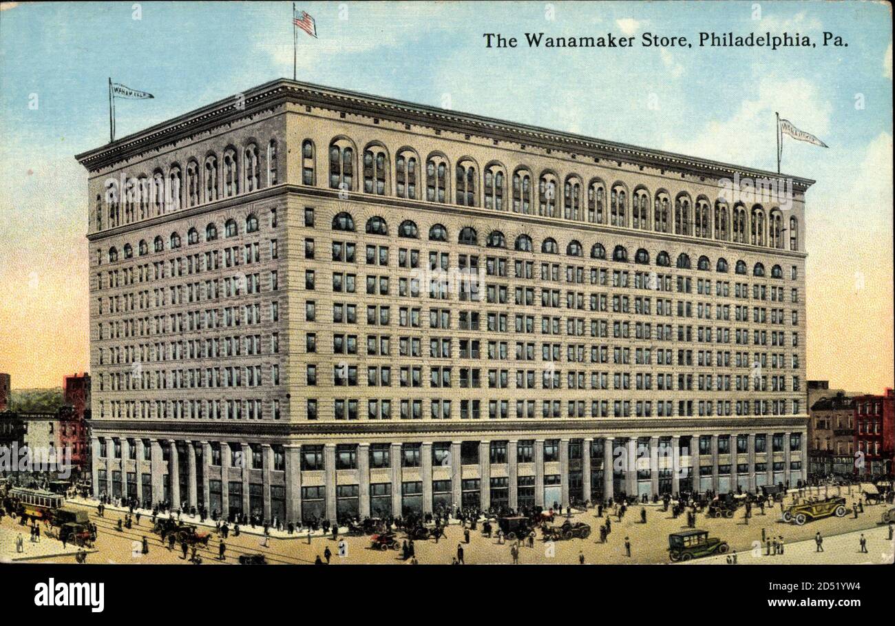 Philadelphia Pennsylvania, The Wanamaker Store, street view | usage ...