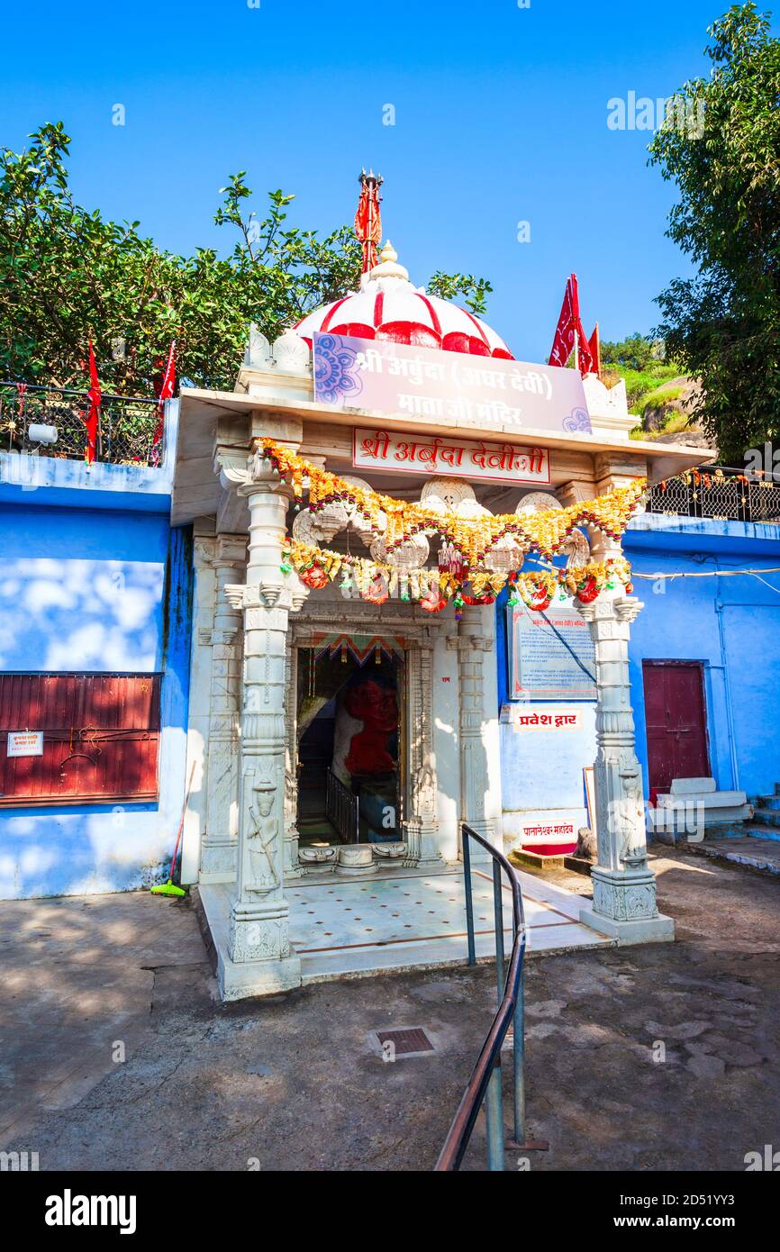 Arbuda Devi Temple or Adhar Devi Temple in Mount Abu, a hill station in ...