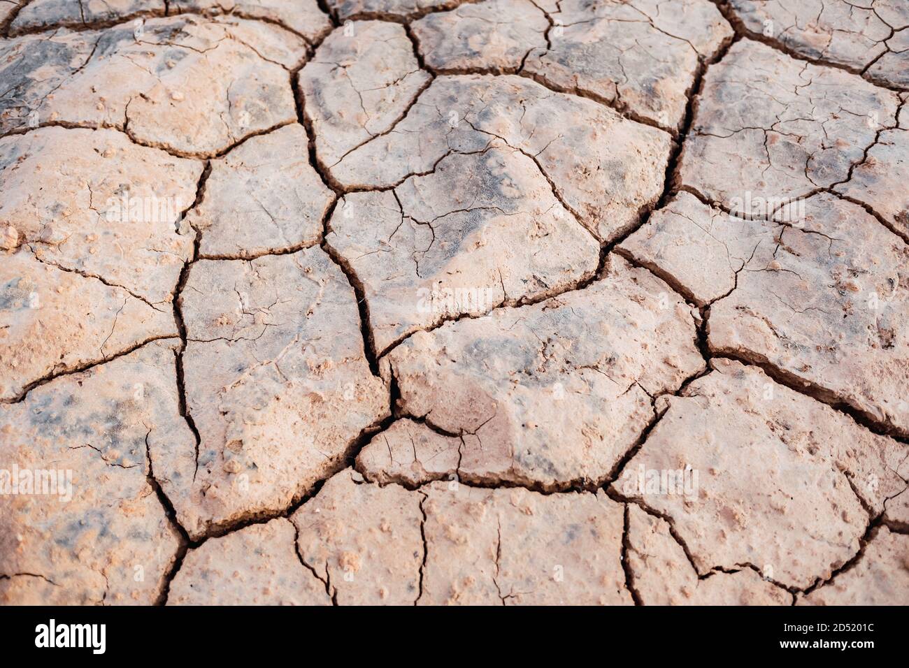 The drought in the Mediterranean area dries the riverbeds Stock Photo ...