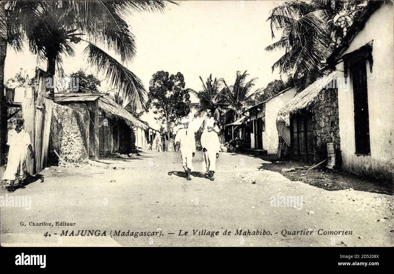 Majunga Madagaskar, Le Village de Mahabibo, Quartier Comorien | usage ...
