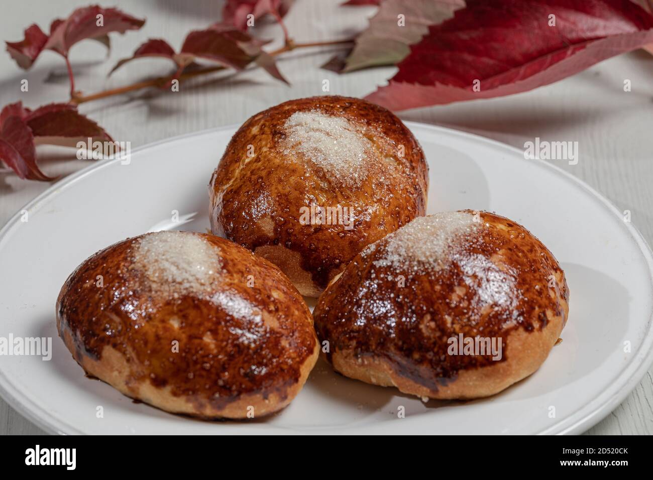 Traditional jewish loaf on autumn Stock Photo - Alamy