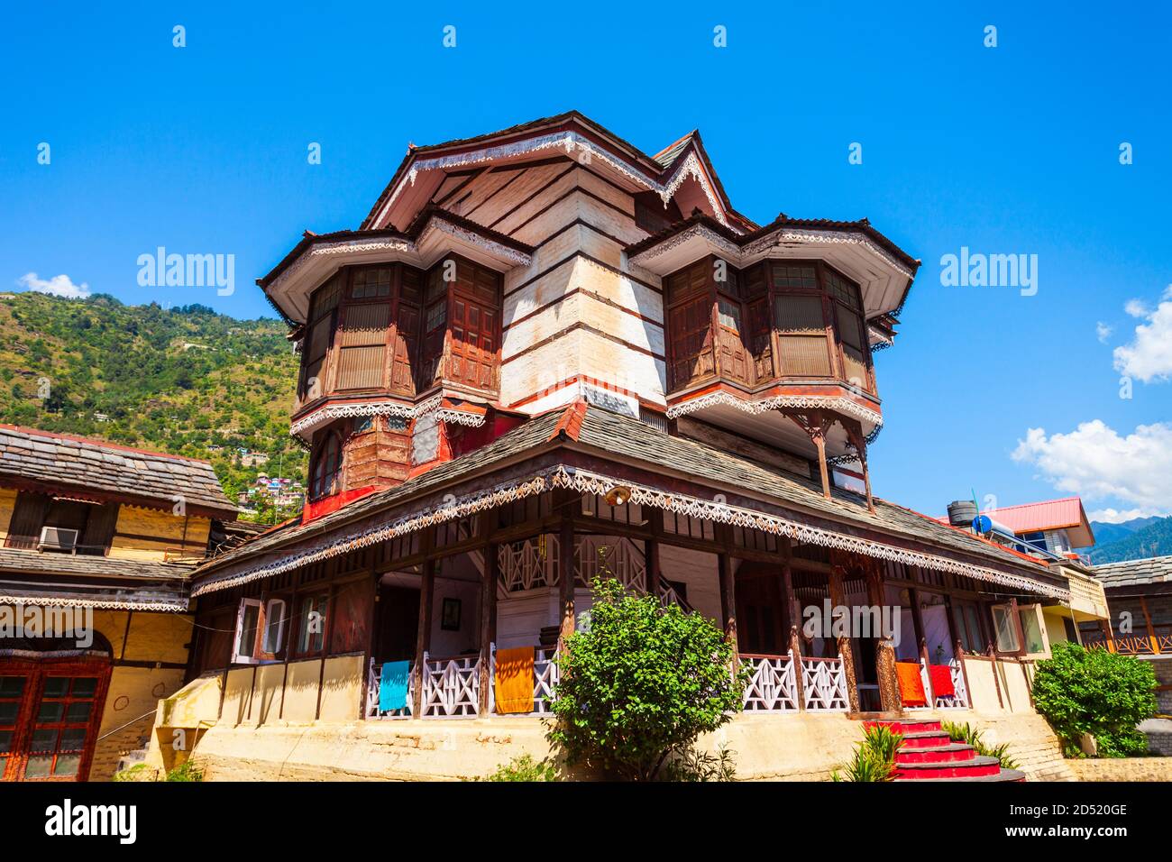 Raja Rupi Palace in Kullu town, Himachal Pradesh state in India Stock ...