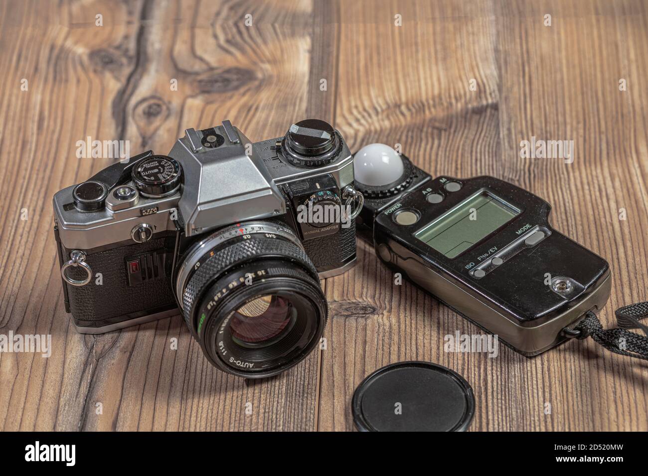 Vintage SLR film camera from the 80`s Stock Photo - Alamy
