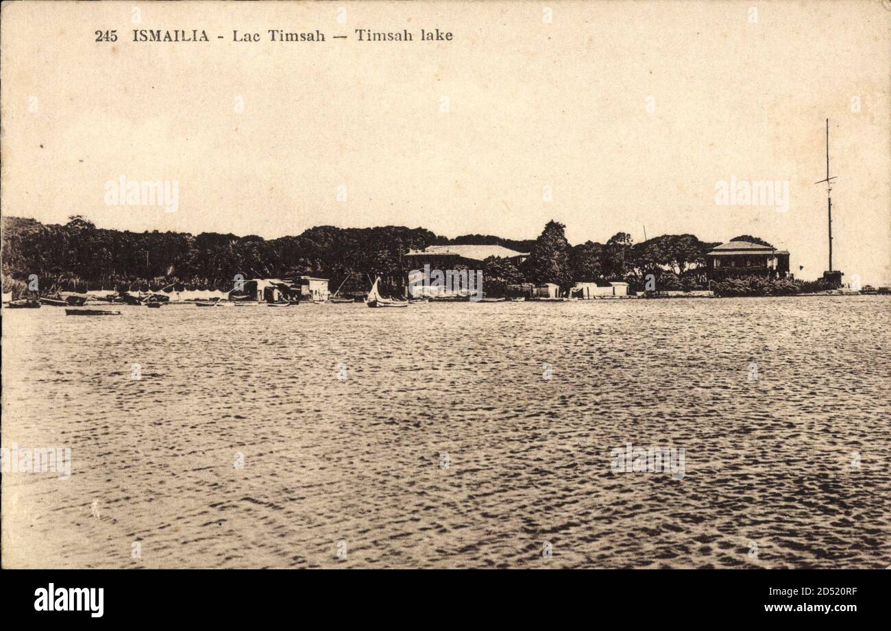 Ismailia Ägypten, vue du Lac Timsah, Timsah Lake | usage worldwide ...