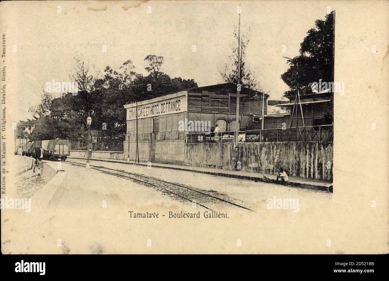 Tamalave Madagaskar, vue générale du Boulevard Gallièni | usage ...