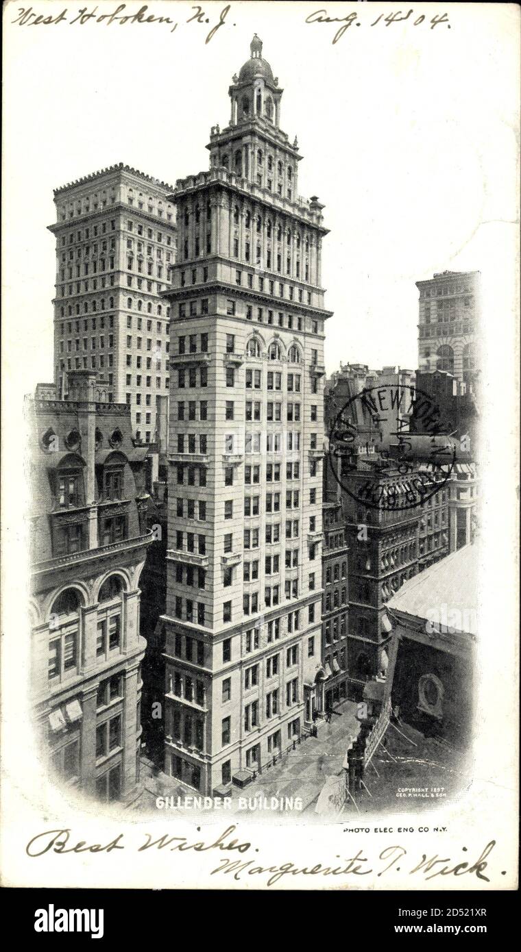 New York, Gillender Building, Ansicht eines Hochhauses | usage ...