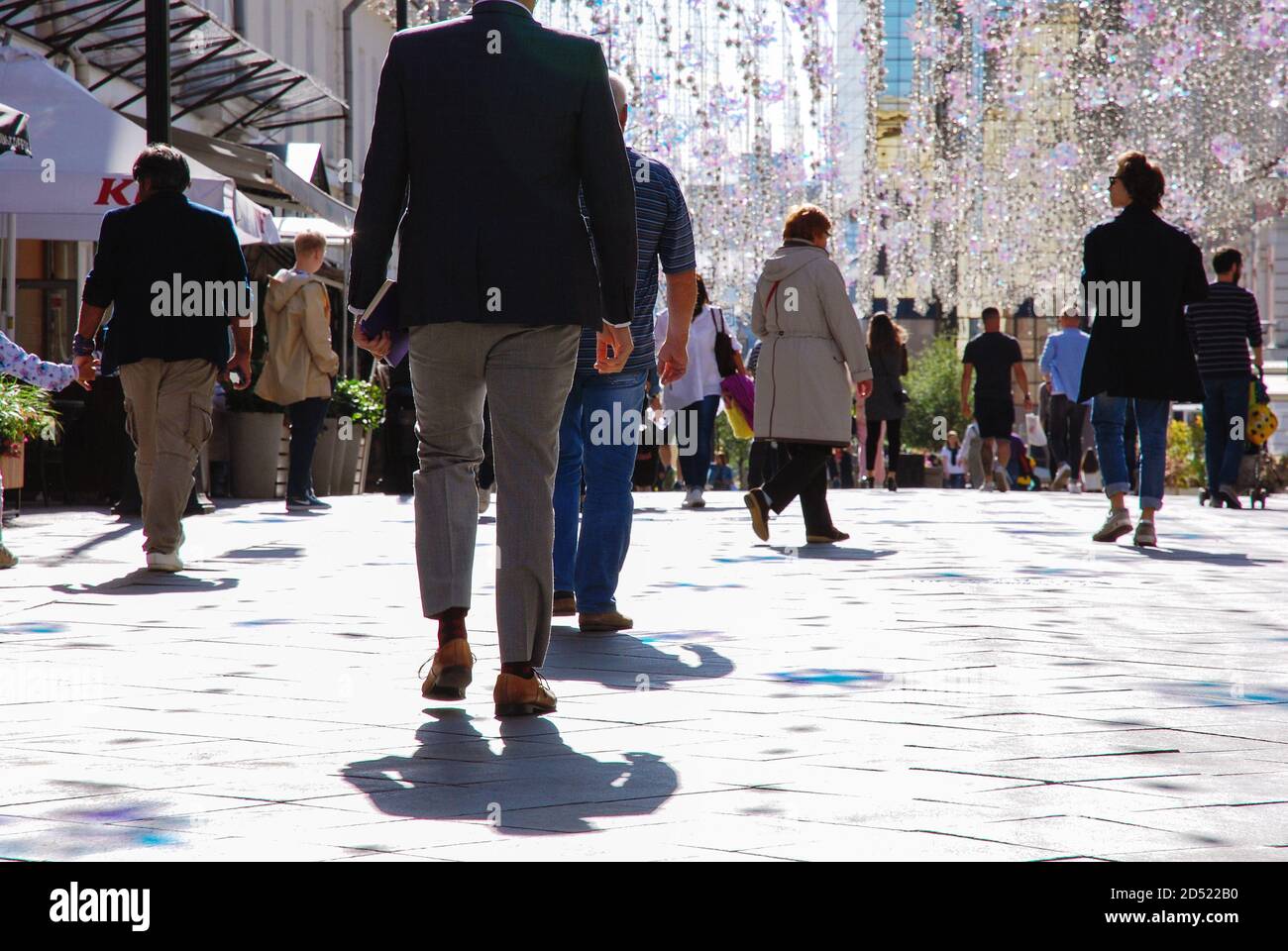 People Walking Away